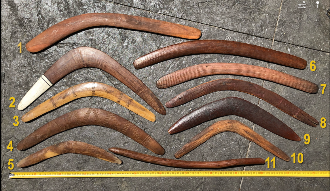Antique hand-carved Aboriginal Hunting stick boomerang (Item #8) | eBay