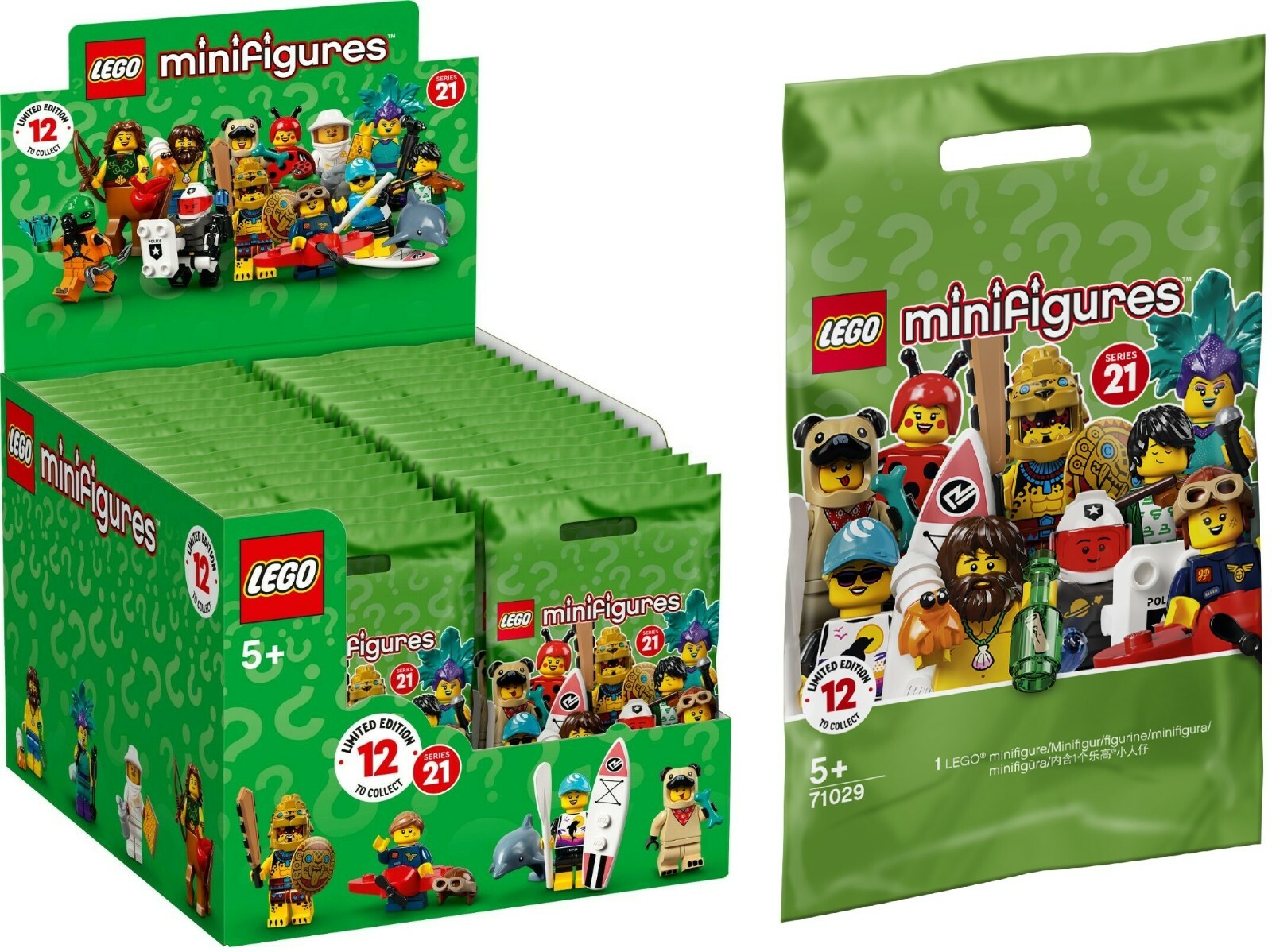 LEGO 71029 - Sealed Box with 36 packets - Minifigures SERIE 21 | eBay