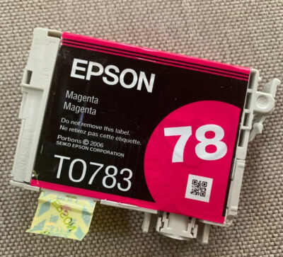GENUINE Epson 78 T0783 Magenta Ink for Artisan 50 Stylus R380 RX580 ...