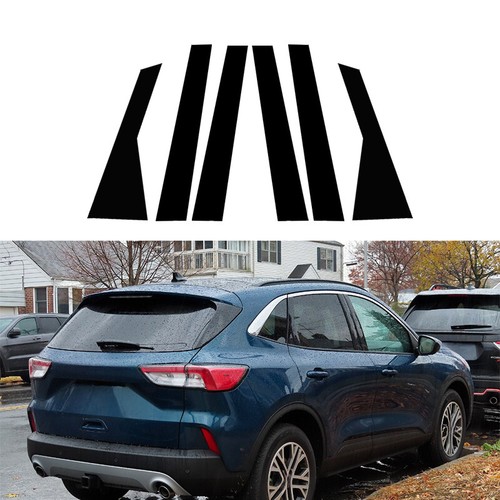 Fit For Ford Escape 2020-2023 Black Pillar Posts Window Cover Door ...