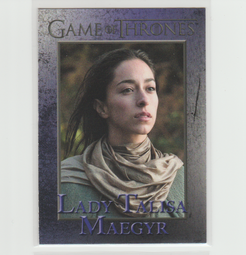2013 Game of Thrones Season 2 LADY TALISA MAEGYR 1st Card! Oona Chaplin ...