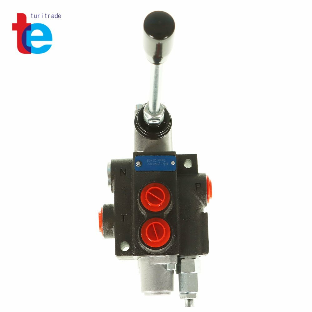 1 Spool Hydraulic Directional Control Valve 11 GPM Monoblock Double ...