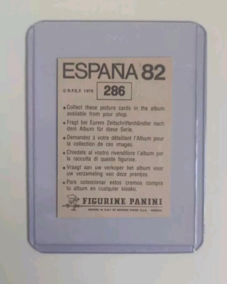 World Cup Espana 82 Michel Platini Panini Sticker #286 | eBay UK