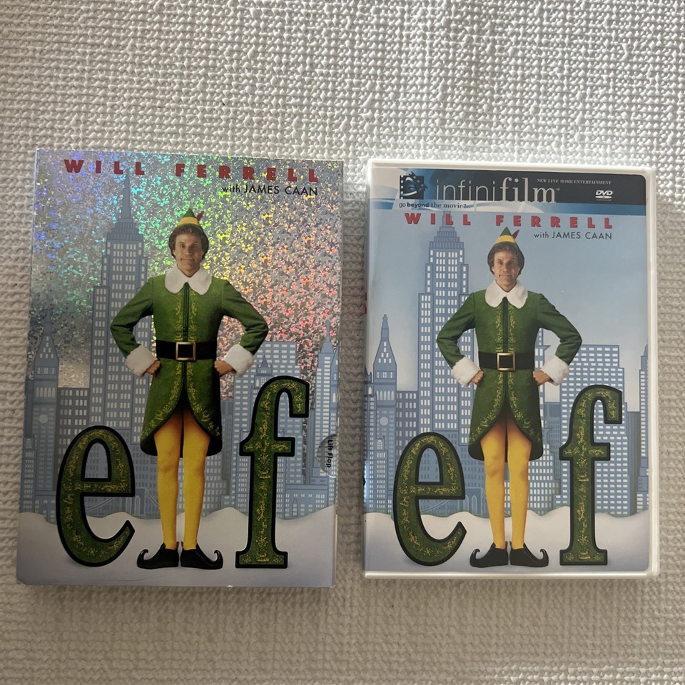 Elf (DVD, 2003, 2-Disc) Will Ferrell, James Caan - With Slipcover. | eBay