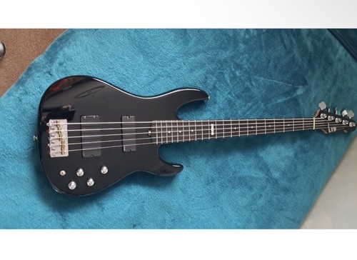 ESP LTD Surveyor 405 Active Bass. EMG Pickups, 3 Band Eq, Ebony ...