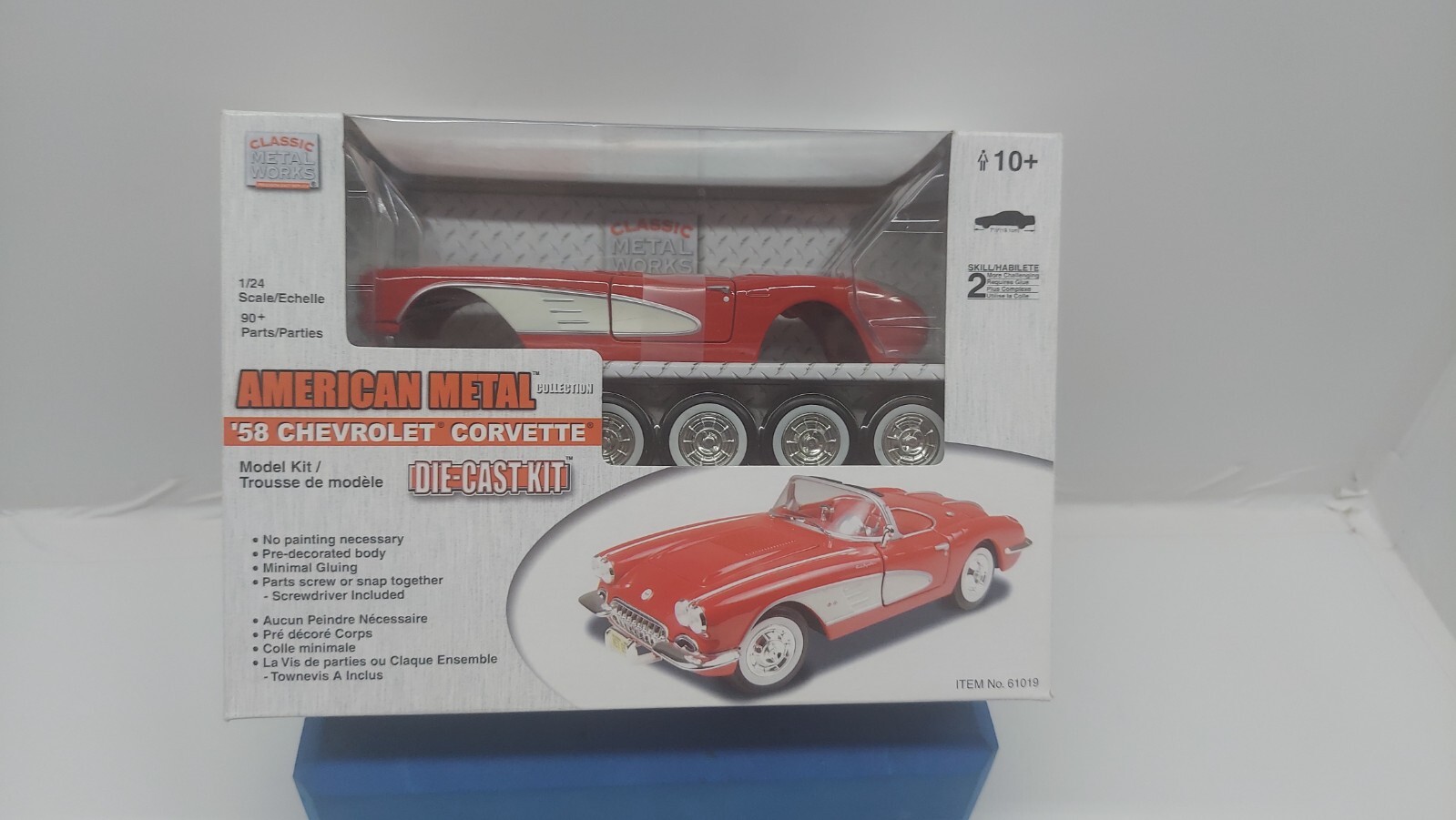 Classic Metal Works '58 Chevy Corvette Metal Model Kit 1/24 | eBay