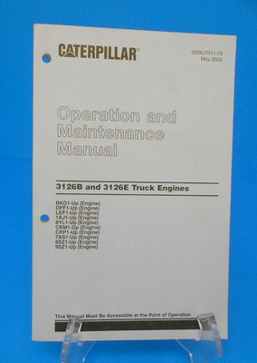 Manuals & Books - Caterpillar 3126B Truck Engines