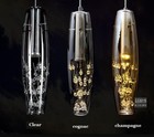 Modern LED Crystal Long Glass Ceiling Light Pendant Lamp C 10 | eBay