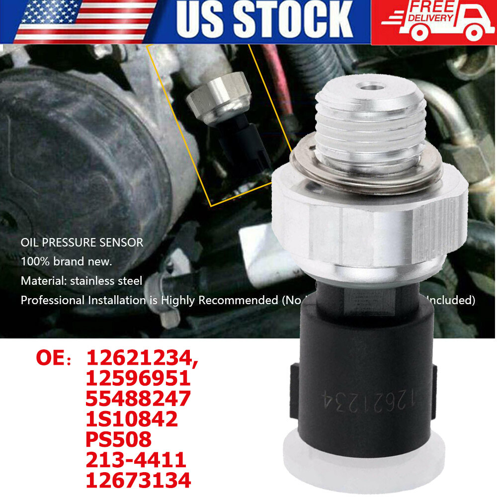 Engine Oil Pressure Sensor Switch 12673134 for 09-17 Chevrolet ...