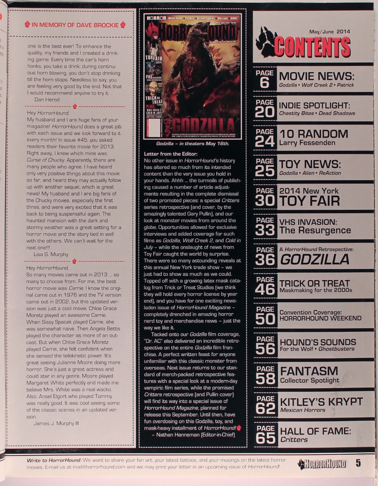 Horror Hound Magazine # 47 - May / June 2014 | eBay