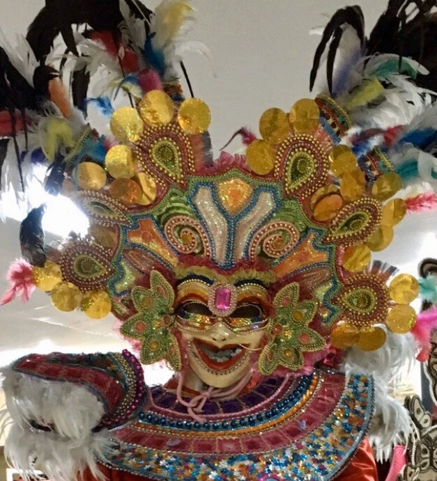 Masskara Designs With Feathers