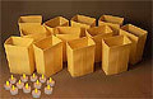 PURPLE LUMINARY BOX LIGHT SET W/ CANDLES - 1 SET - HALLOWEEN HOLIDAY | eBay