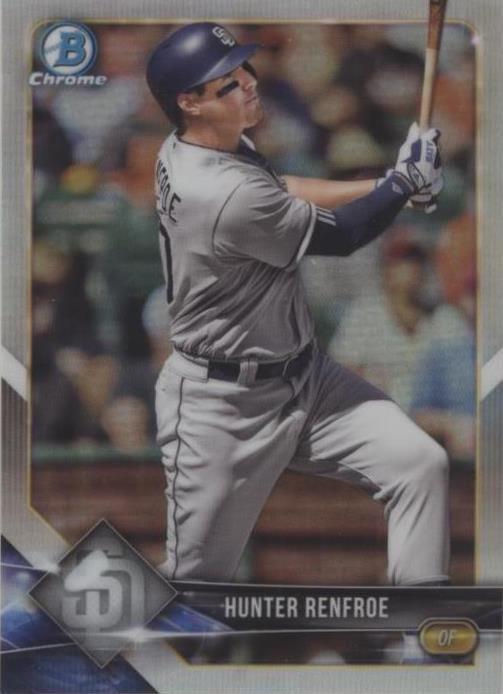 2018 Bowman Chrome - Hunter Renfroe #86 Refractor /499 for sale online ...