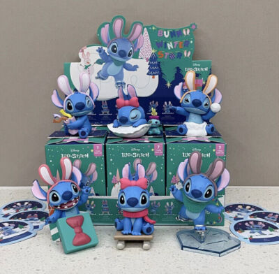 Miniso Disney Lilo & Stitch Bunny Winter Story Case Blind Box Confirmed ...