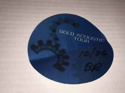 BRUCE SPRINGSTEEN 1995 ACOUSTIC TOUR BACKSTAGE PASS | eBay