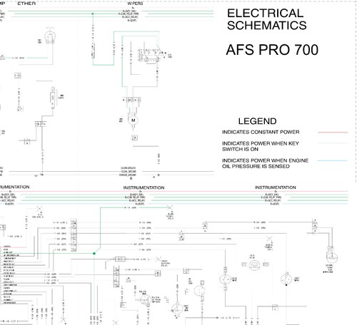 CASE IH TRACTORS AFS PRO 700 Electrical Wiring Diagram Manual | eBay