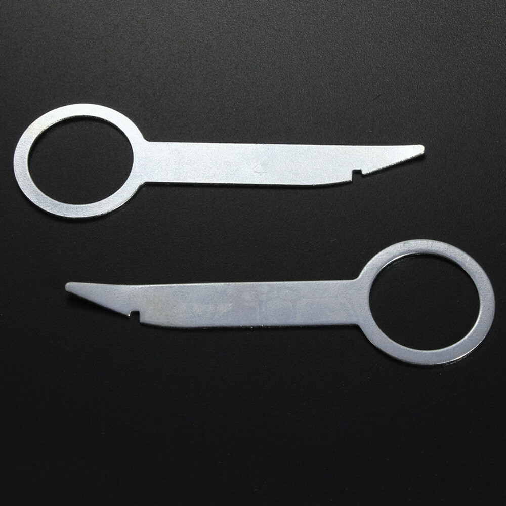 4Pcs Car Radio Stereo Removal Release Keys Tool Kits Auto Interior ...