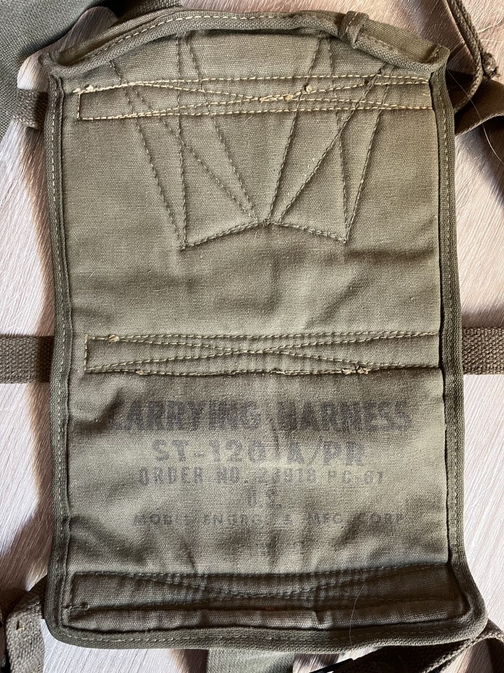 Vintage U.S. Army Vietnam Radio Carrying Harness ST-120 A/PR 1962 | eBay