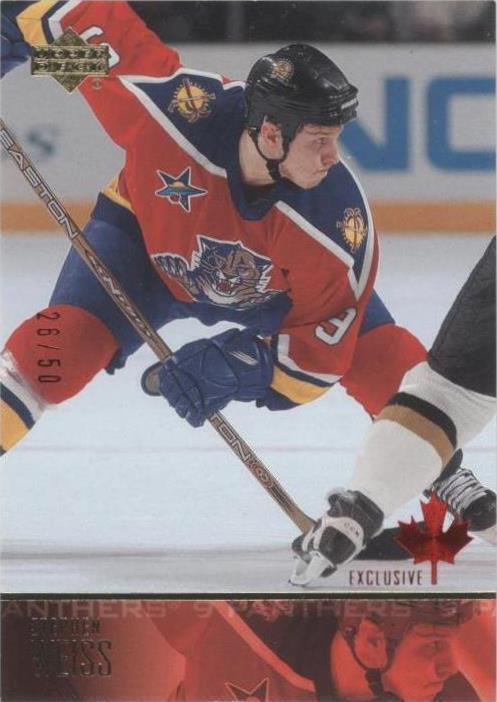 2003-04 Upper Deck - Stephen Weiss #83 Canada Exclusives /50 for sale ...