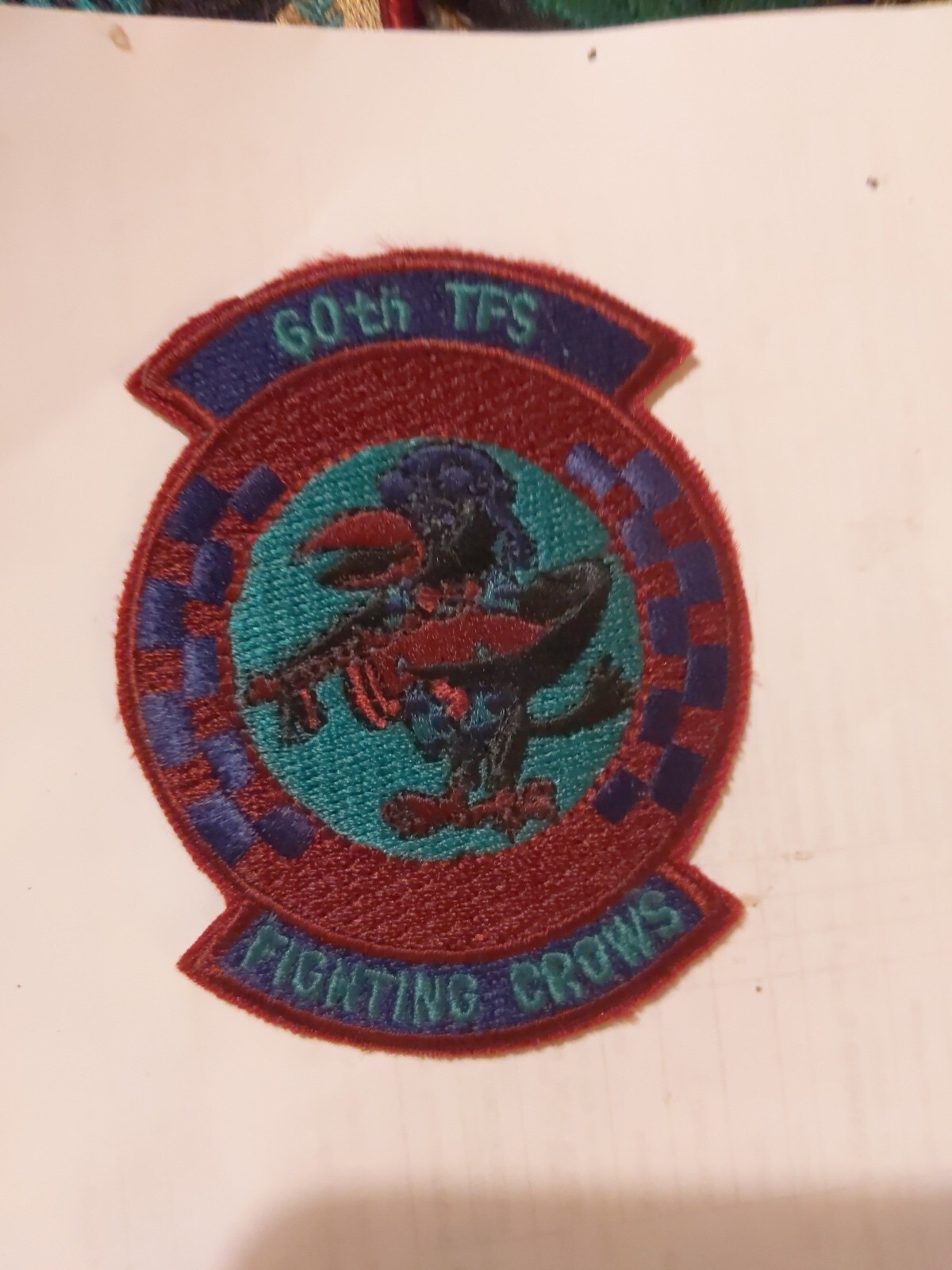 USAF 60th Tactical Fighter Squadron Patch EGLIN AFB FL 3 X 2 1/4 Inch ...