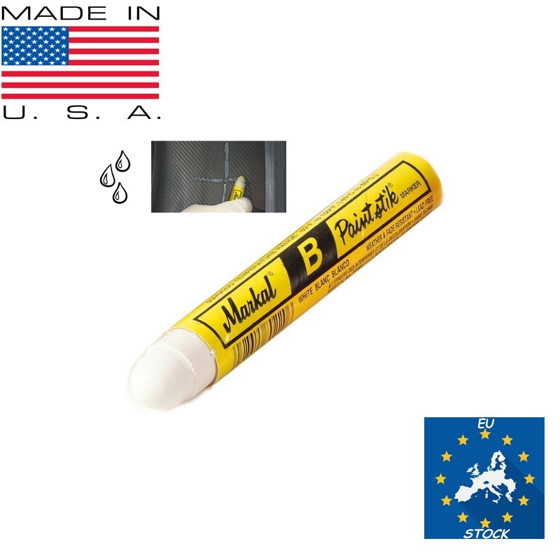 Markal B White Tire Chalk Paint Stick Crayon Surface Marker Graffiti 1 ...
