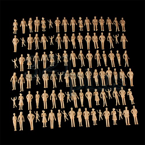 100 pcs. only Standing Architecture Model People 1:32 Figures 1 Gauge ...