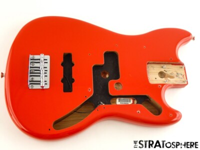 Fender Player II Mustang Bass PJ BODY + HARDWARE P J Offset Coral Red ...