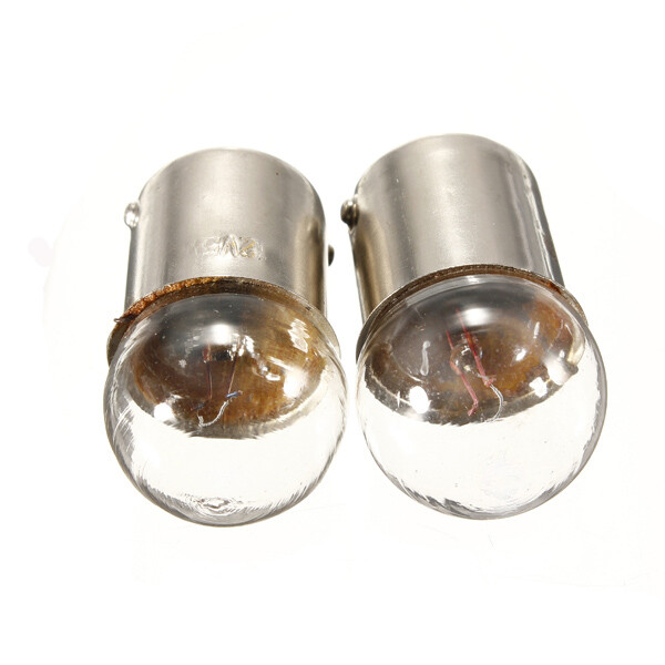 2 x 245 12V 10W Car Van Side Tail Rear Lights Bulbs PAIR BA15S G18 BULB ...