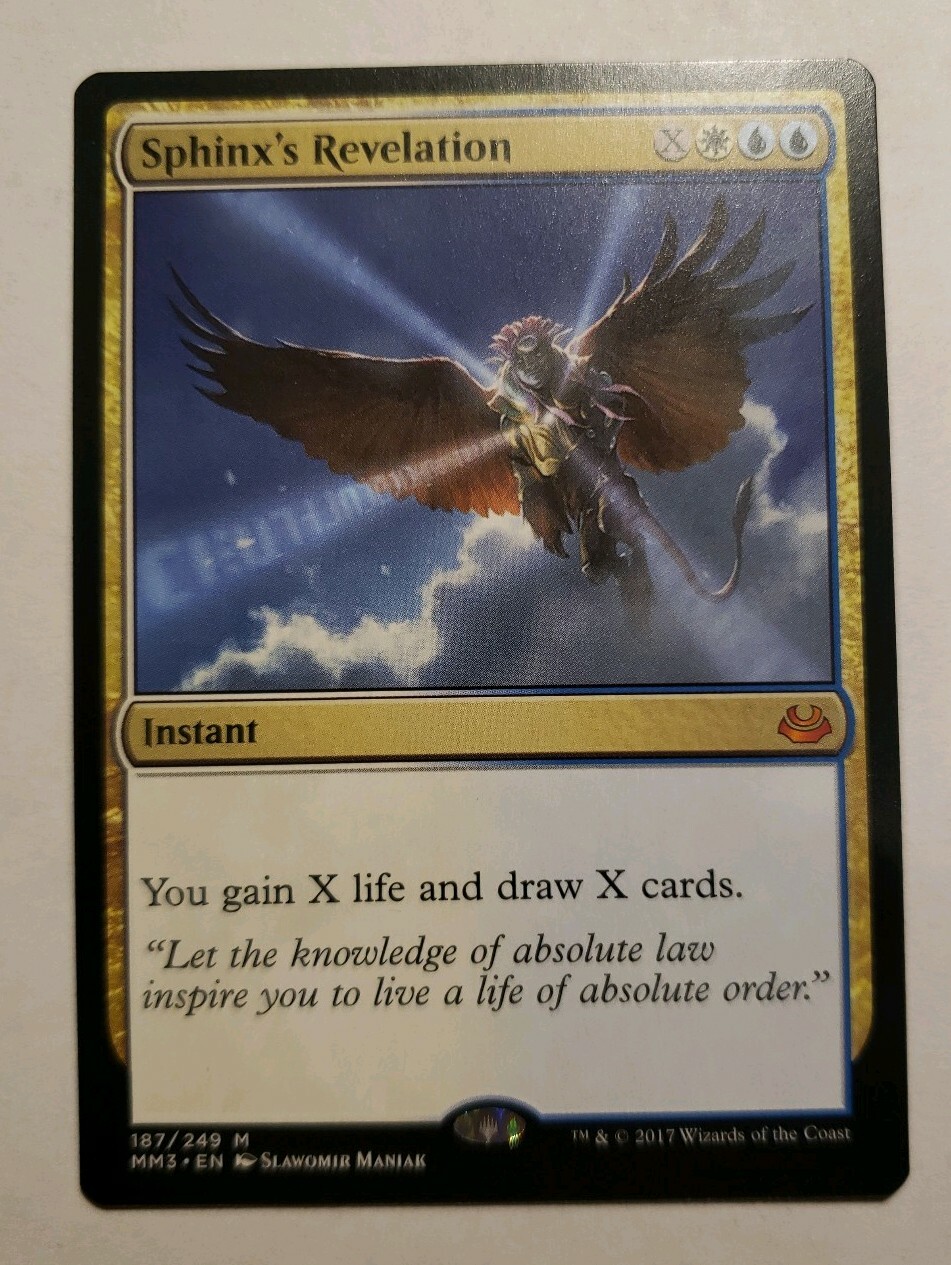 1X SPHINX'S REVELATION MODERN MASTERS 2017 or RETURN TO RAVNICA MAGIC ...