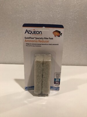 Aqueon QuietFlow Specialty Filter Pads, Ammonia Reducer 20/75, 4 count ...