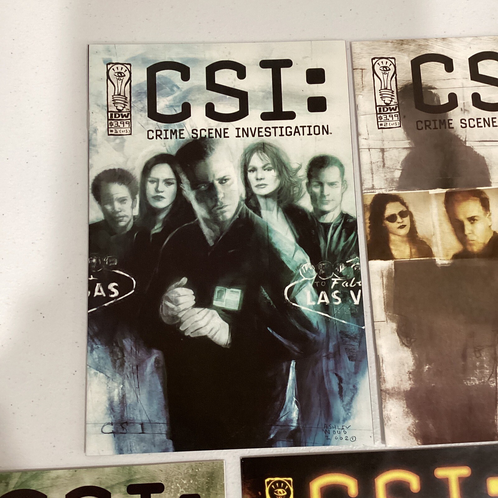 CSI CRIME SCENE INVESTIGATION 1-5 COMPLETE SET 1 2 3 4 5 IDW COMICS ...