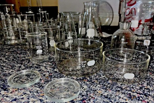 *Vintage* PYREX USA. Lab Borosilicate Glassware. (46pcs) Great ...