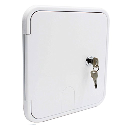 RV Electric Power Cord Cable Hatch Cover Camper Trailer Hose Storage ...