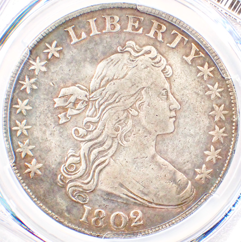 1802 Draped Bust Silver Dollar $1 Coin - Certified PCGS VF Details ...