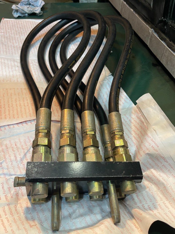 Faster Hydraulic Bank Quick Connect Coupler Kit 8 Hose SP 501309 Fits ...