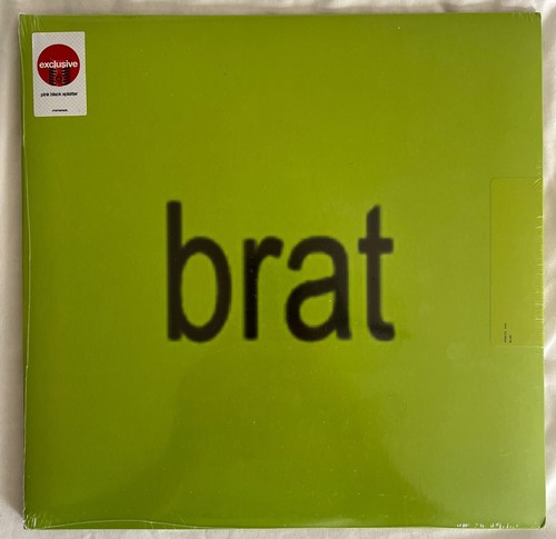 SEALED!! Charli XCX - Brat LP [Target Exclusive - Pink Black Splatter ...