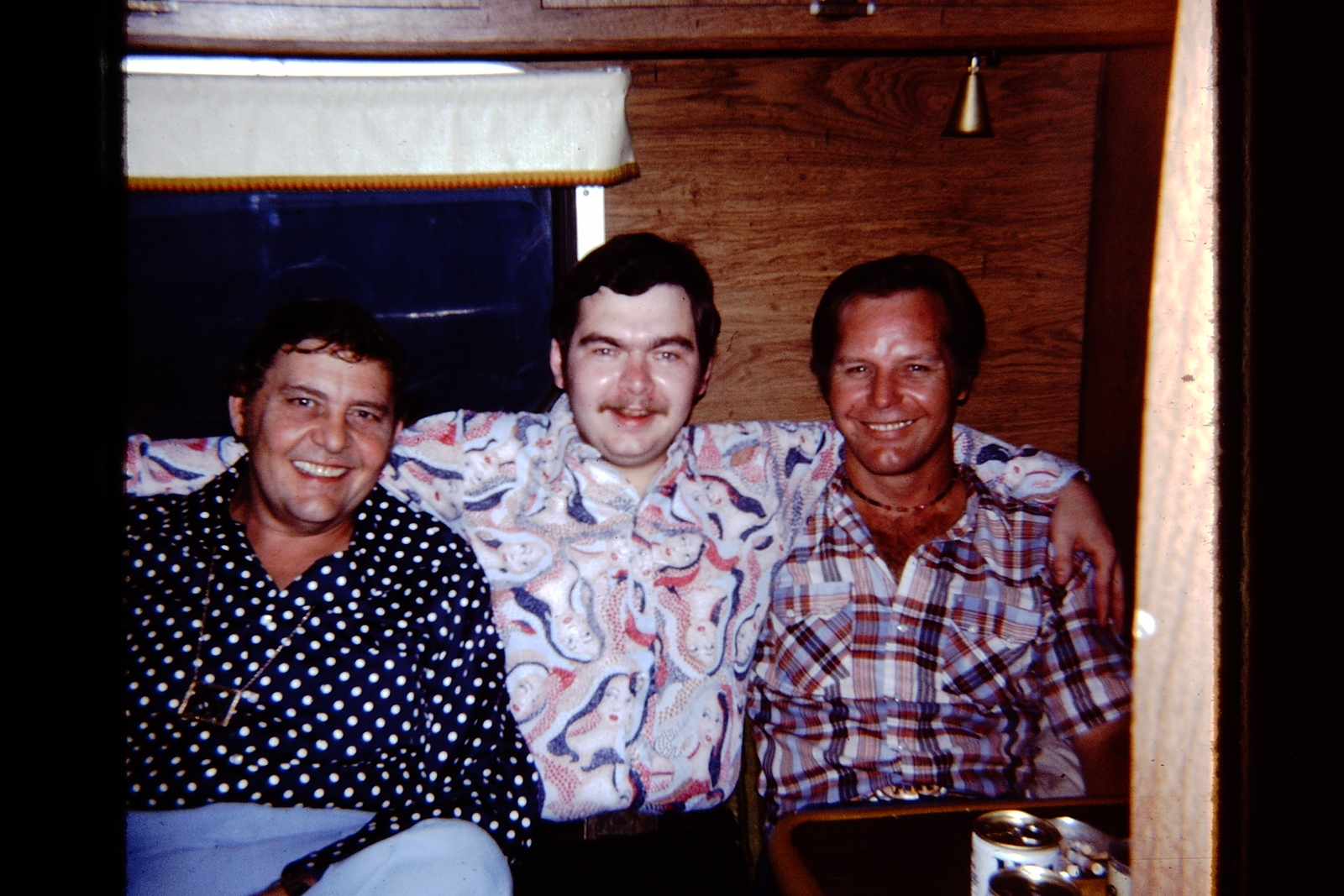 Original slide photo 1976 Country Music Doyle Holly with Members of the ...