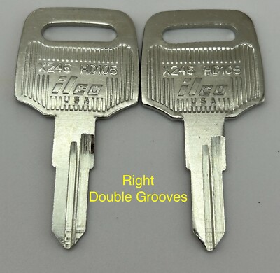 2 Key Blank Honda Motorcycle Helix Scooter V65 Magna Sabre VT750 VT 750 ...