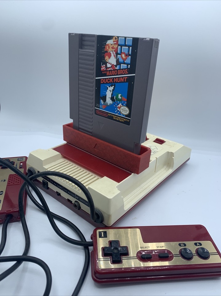NES to Famicom Converter FAMICOM RED COLOR! Looks and Works Great ...