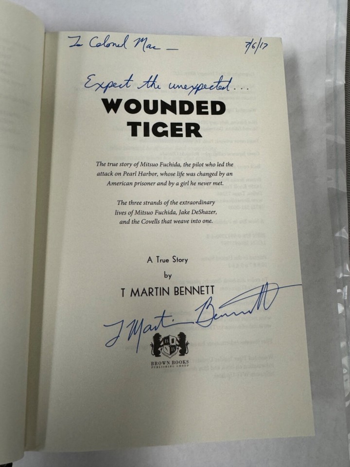 Wounded Tiger book, Signed edition by T. Martin Bennett (WCPL) | eBay