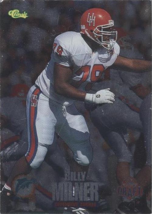 1995 Classic NFL Draft - Billy Milner #25 Silver (RC) for sale online ...