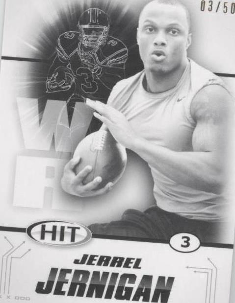 2011 SAGE Hit - Jerrel Jernigan #3 Make Ready Black /50 (RC) for sale ...