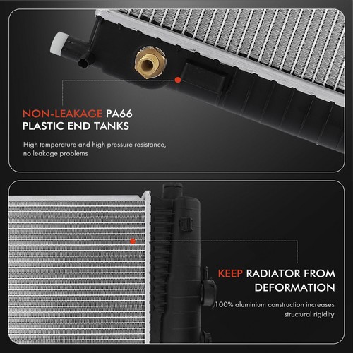 Downflow Radiator w/ Transmission Oil Cooler for Mercedes-Benz C230 ...
