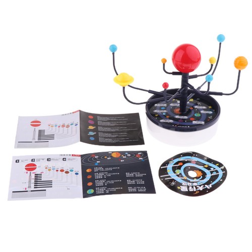 3D Solar System Simulation Nine Planets DIY Model Kit Kids Educational ...