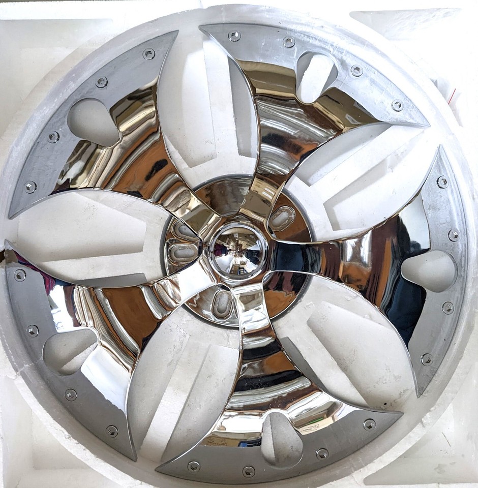 (1) Piece - 19" Inch Chrome Spinners Wheels Rims - Fits Any 19" Rims ...