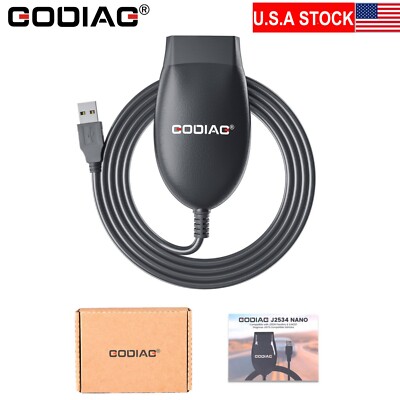 GD101 J2534 Passthru Diagnostic Cable for HDS/ELM327 J1979 Compatible ...