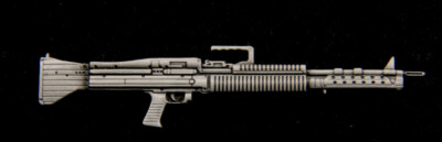 M-60 MACHINE GUN LAPEL PIN THE PIG US ARMY MARINES NAVY AIR FORCE USCG ...