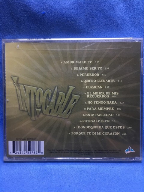 Intocable by Intocable (CD, Jun-1998, EMI Music Distribution) for sale ...
