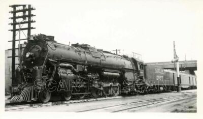 0B657 RP 1947 AT&SF SANTA FE RAILROAD 4-8-4 LOCO #2927 TOPEKA KS | eBay