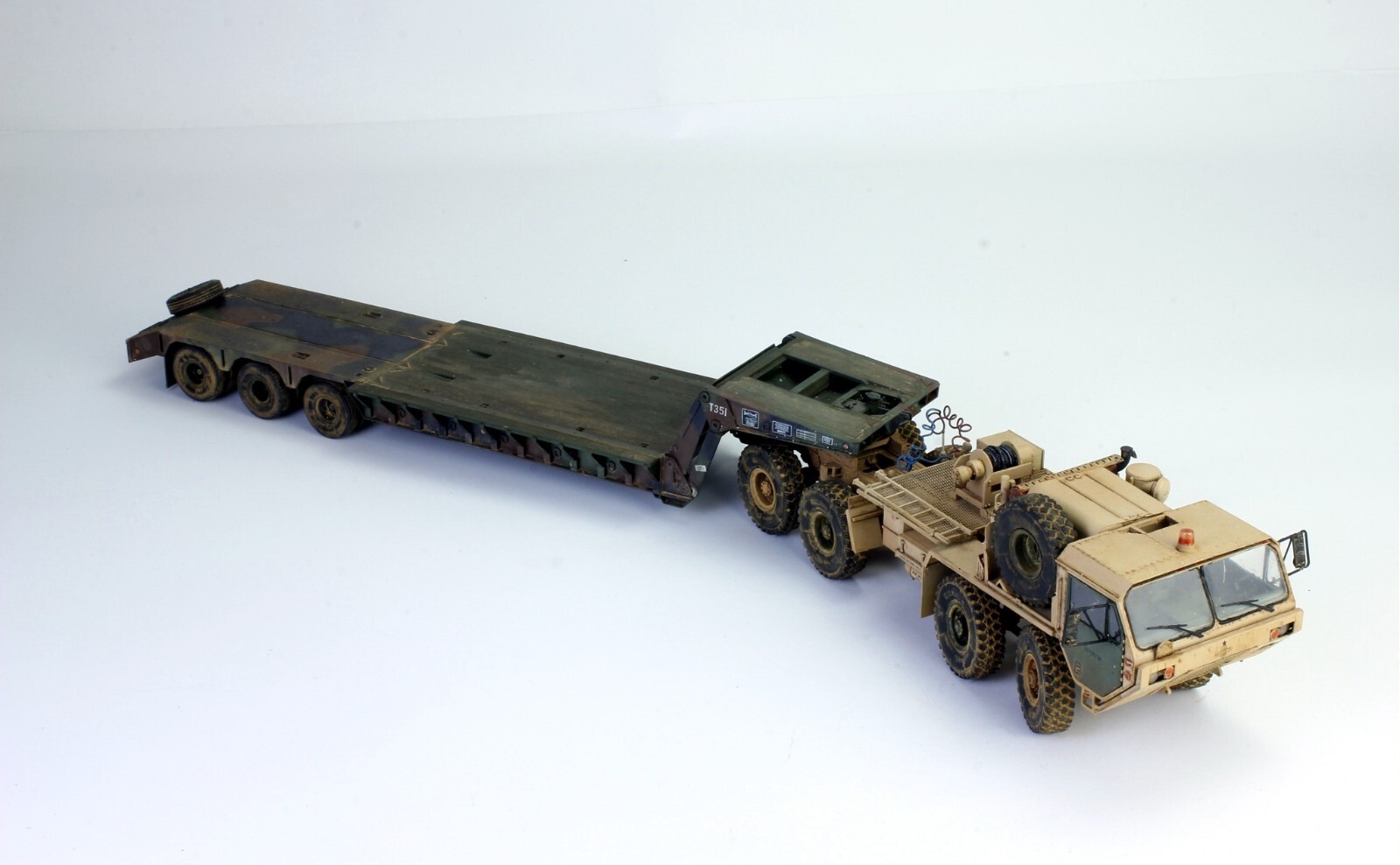 PreSale 1:35 ProBuilt M983A2 HEMTT Tractor with M870A1 Semi Trailer | eBay